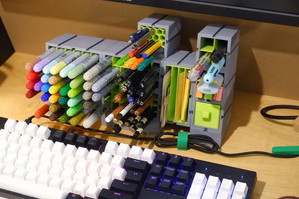 Modblox - modular desktop organizer system by giorgi_magh MakerWorld ...