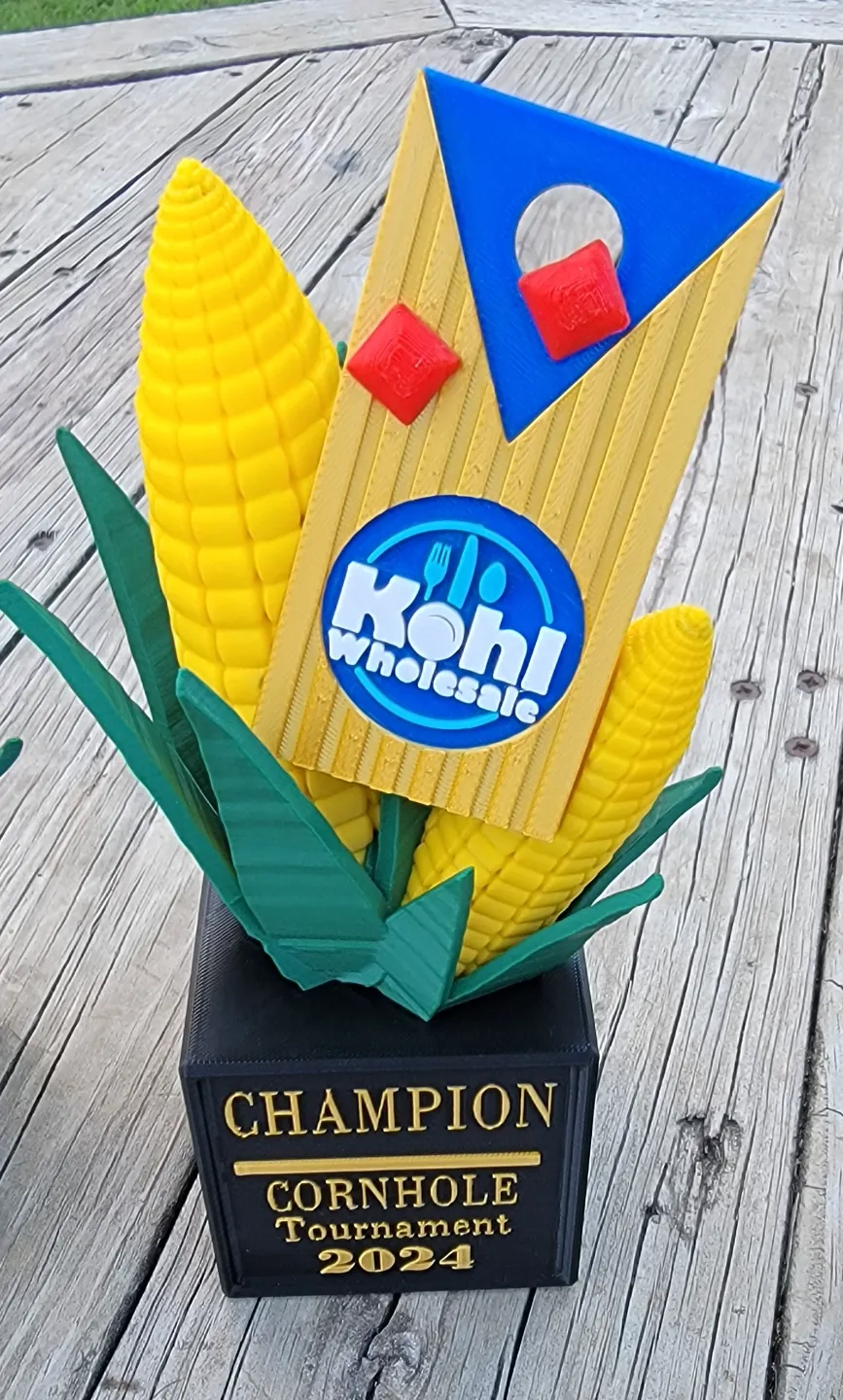 Corn - Cornhole Trophy by mik-ace MakerWorld: Download Free 3D Models