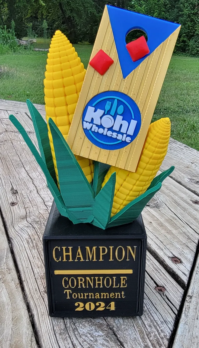 Corn - Cornhole Trophy by mik-ace MakerWorld: Download Free 3D Models