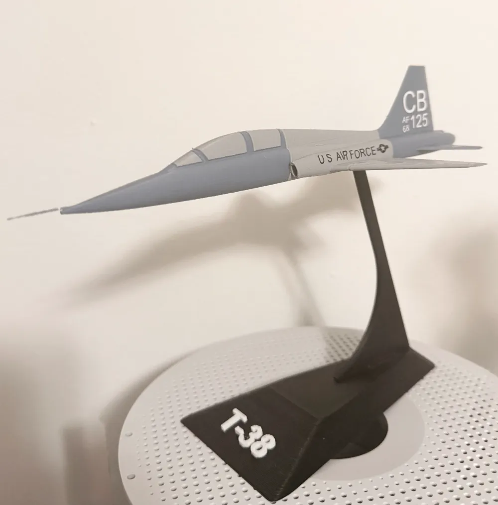 T-38 Talon with Stand by Tyler Treece MakerWorld: Download Free 3D Models
