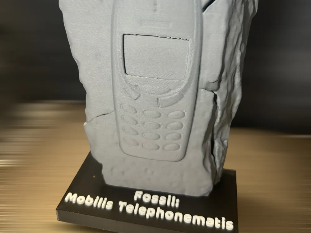Fossil Nokia 3310 - Mobile Phone - Free 3D Print Model - MakerWorld