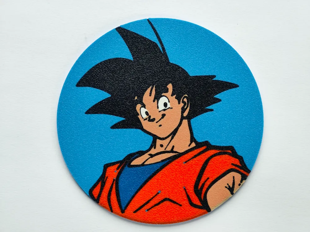 Goku Dragon Ball Coaster by Szaman - MakerWorld