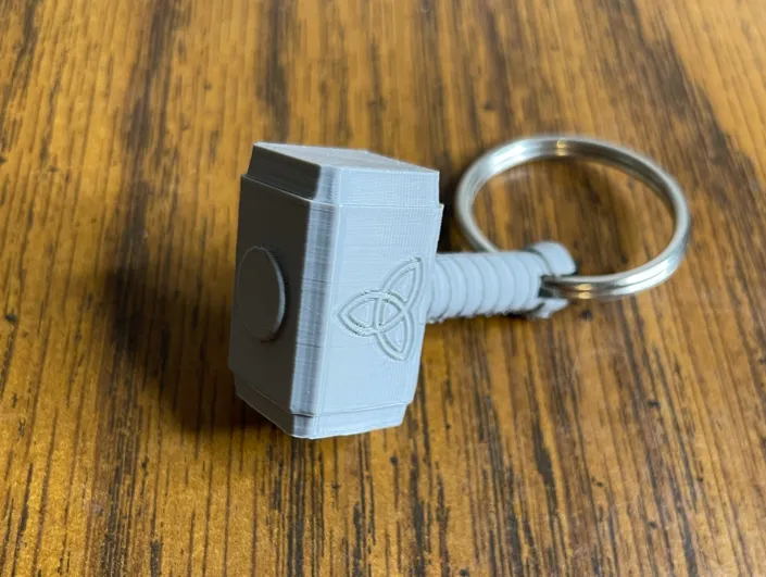 Thor hammer keychain by Tereza15 MakerWorld: Download Free 3D Models