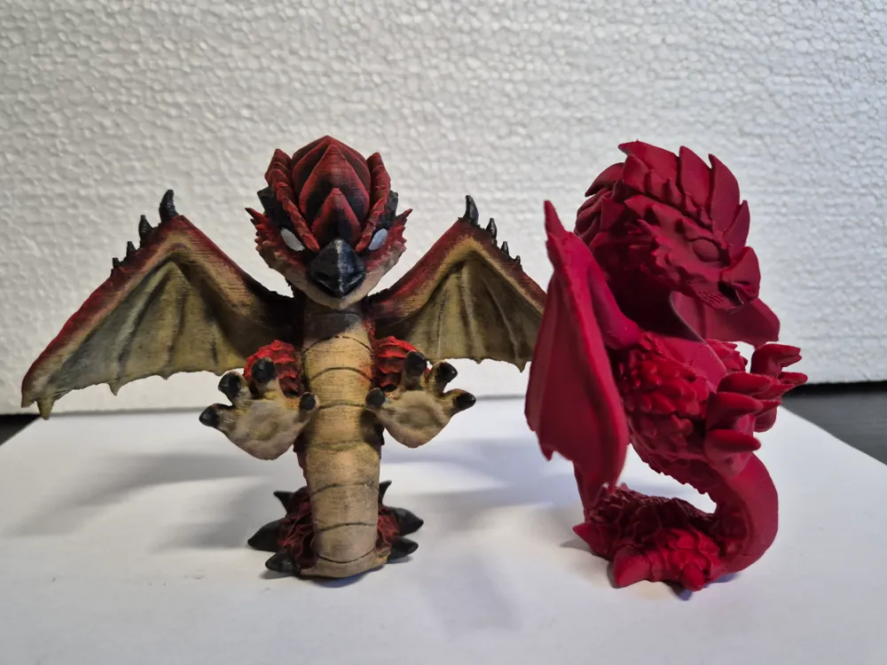 Baby Rathalos - Mini Hunters #01 Monster Hunter by ONI.FORGE MakerWorld ...