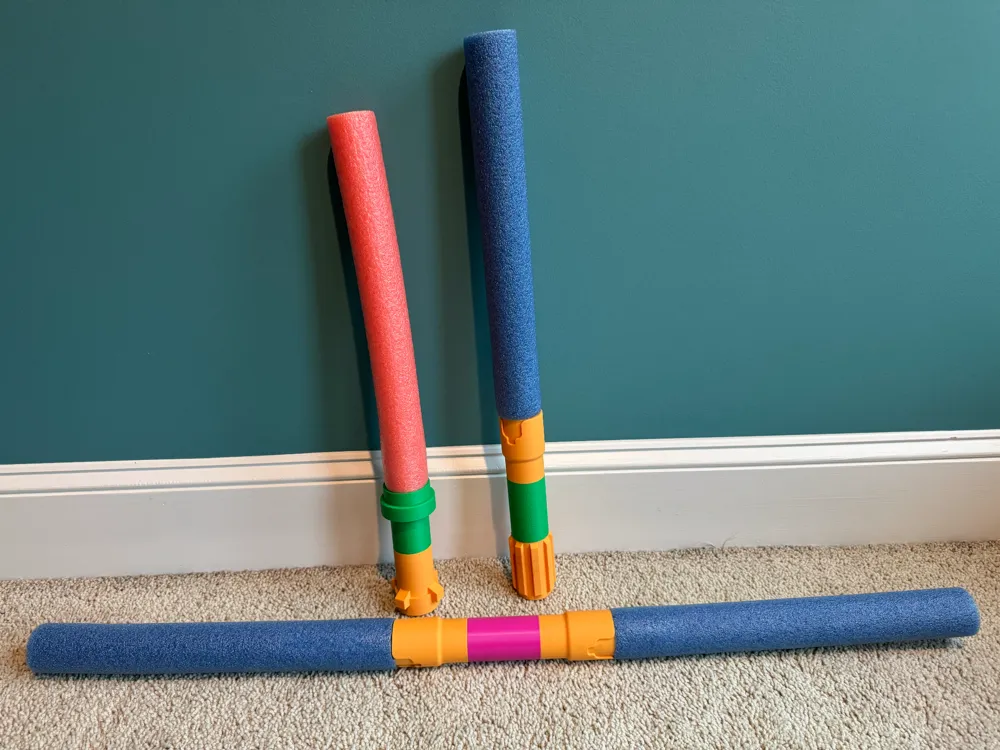 Pool Noodle Build-A-Saber by Joe MakerWorld: Download Free 3D Models