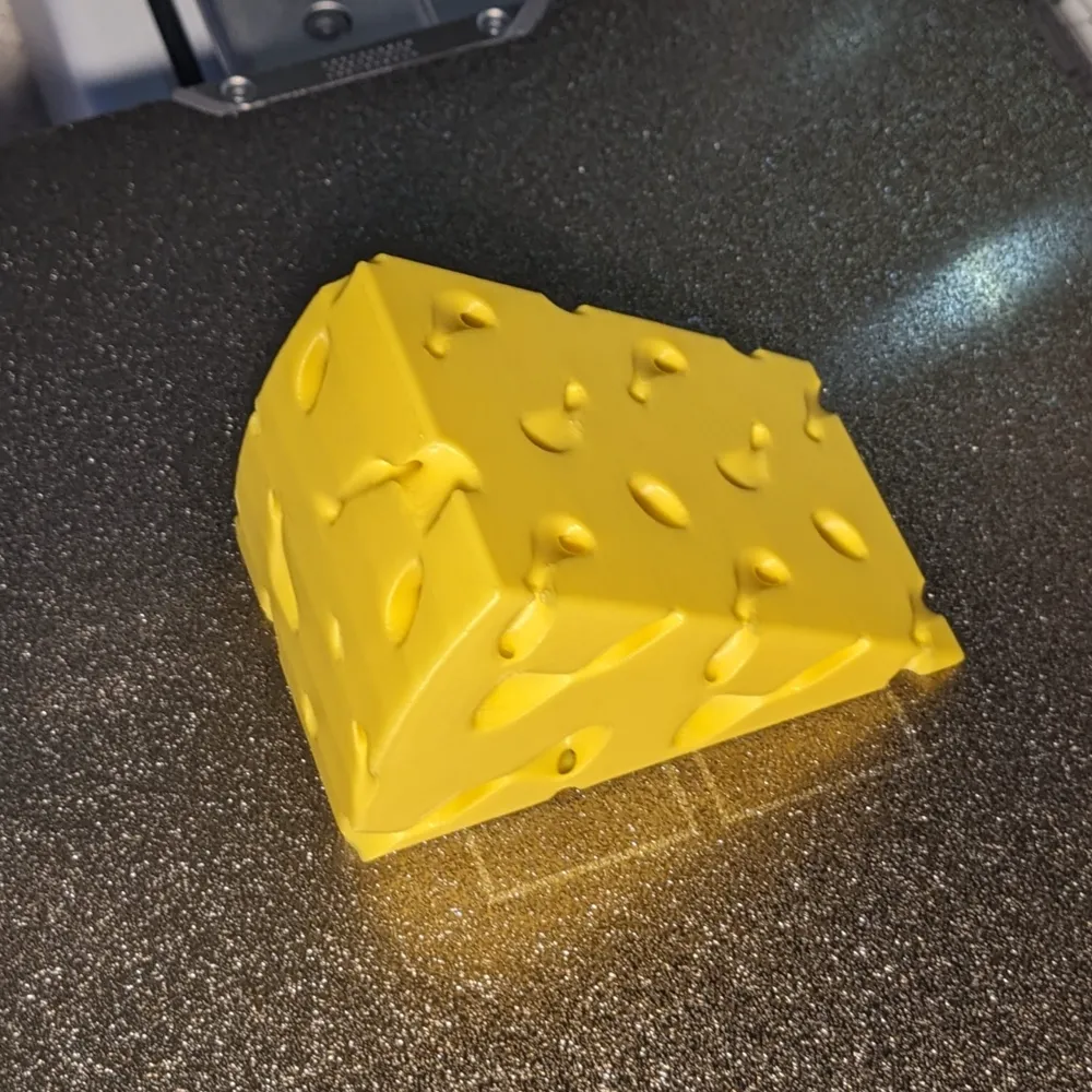 Holey Cheese Swiss by PILED3D MakerWorld: Download Free 3D Models