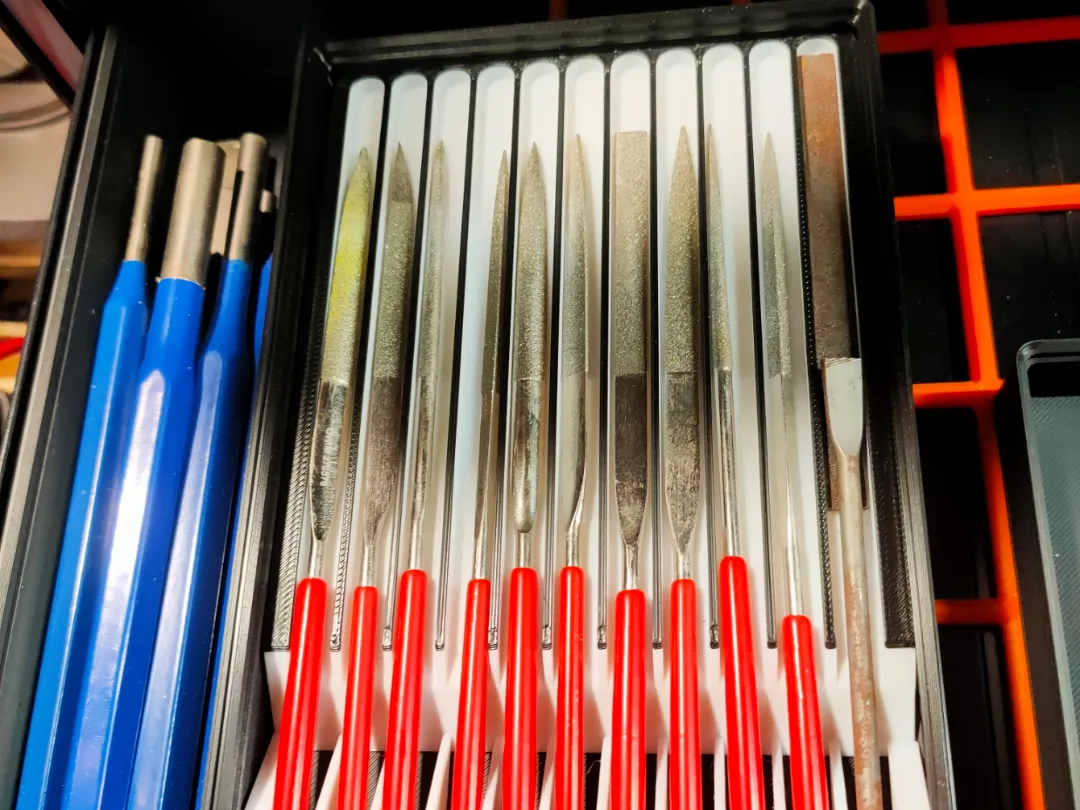 Gridfinity - Organizzatore per lime 165 mm MAX. 11 o 12 - Modello di ...