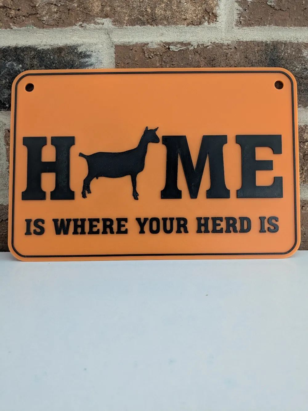 Goat Herd Sign by GoatMa$ter MakerWorld: Download Free 3D Models