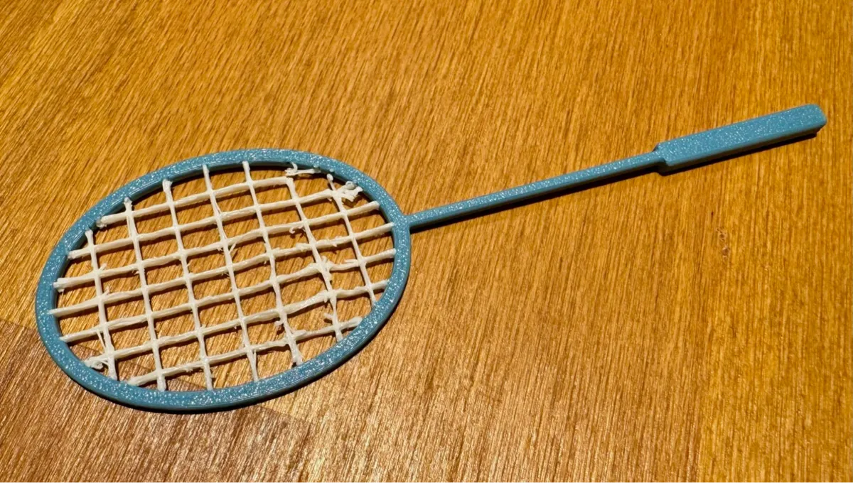 Badminton Racket - Free 3D Print Model - MakerWorld