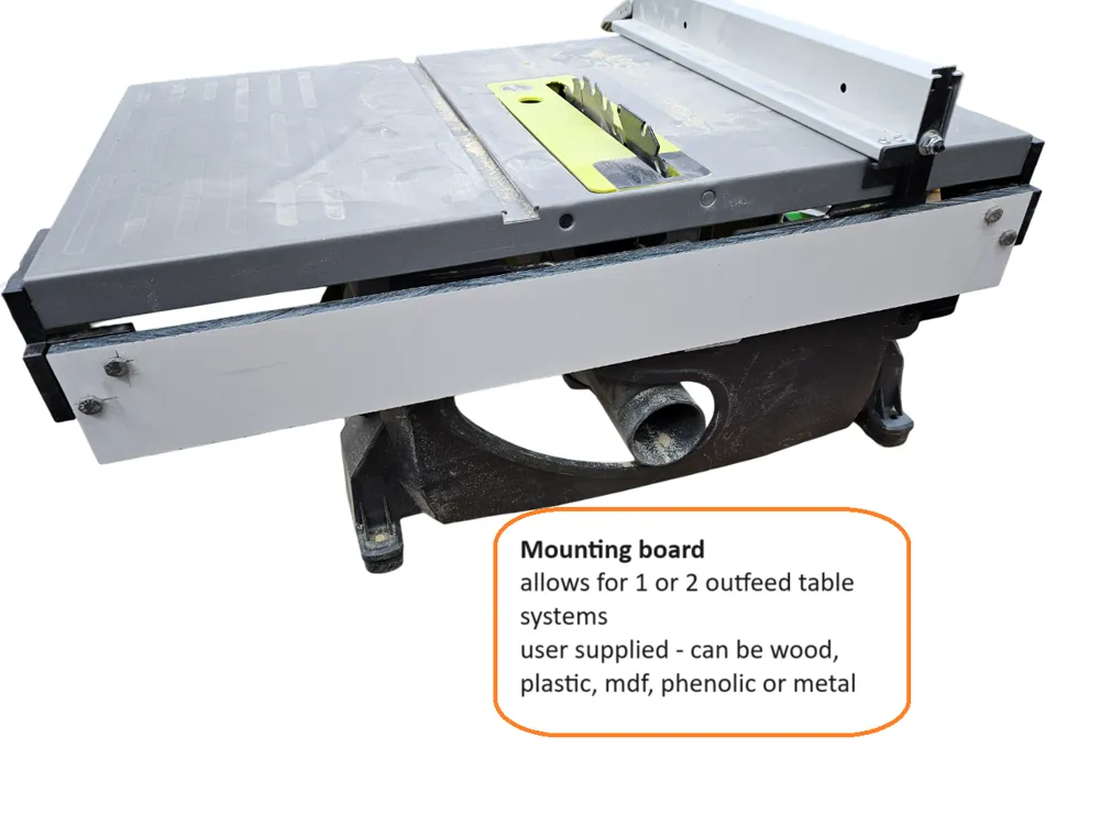 Universal table saw outfeed system by Darren 3d print MakerWorld ...