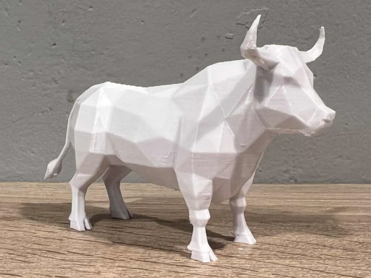 Bull - Animal - Low Poly - Free 3D Print Model - MakerWorld