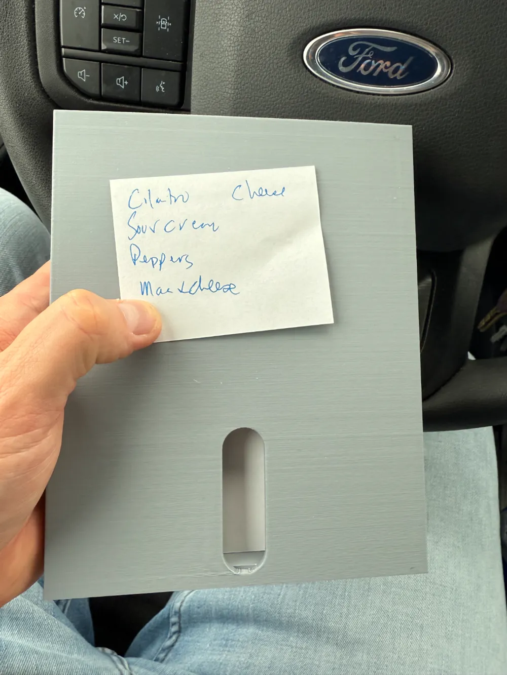 Car Post-It Note holder with Pen Slot by Joshua.loebenberg2 - MakerWorld