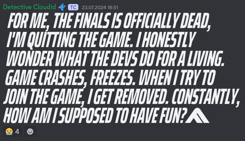 the finals discord complain chain meme 3D by TheFinalsEnjoyerMakerWorld ...