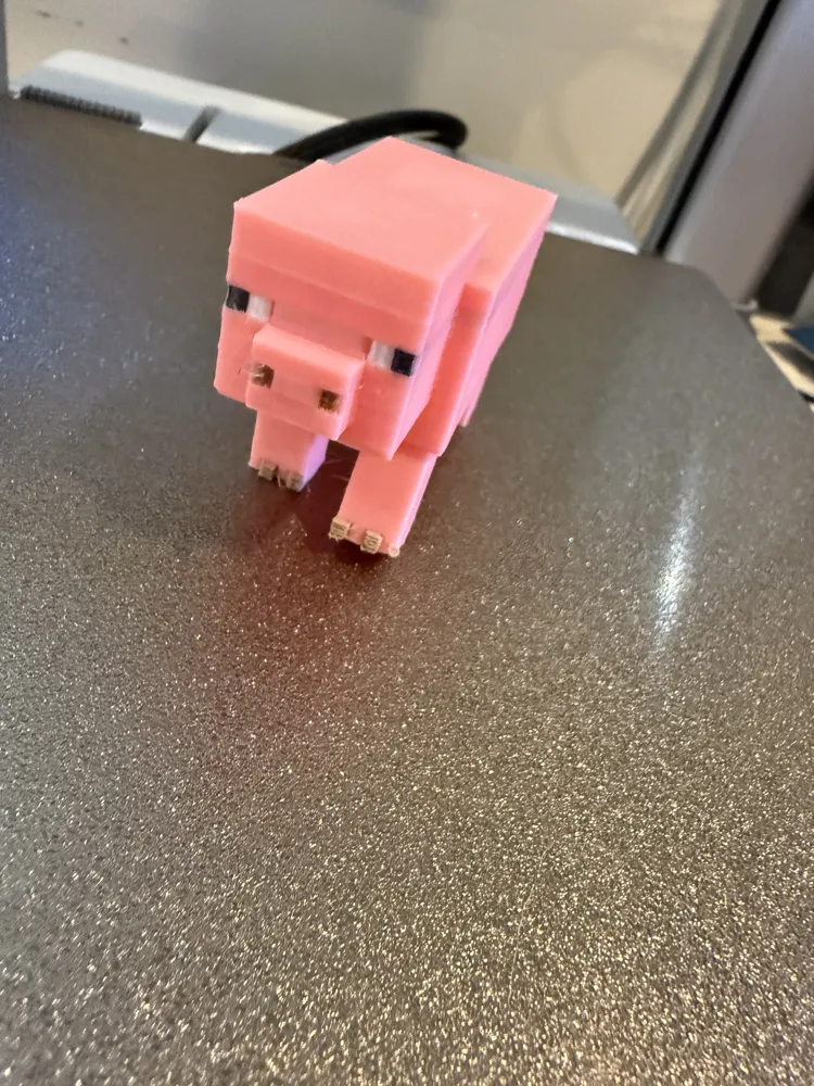 Cute Minecraft Pig by Atrax MakerWorld: Download Free 3D Models