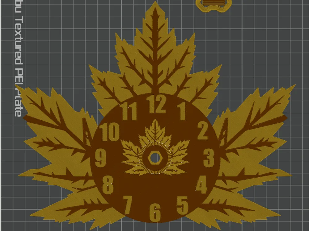Maple Clock - Free 3D Print Model - MakerWorld