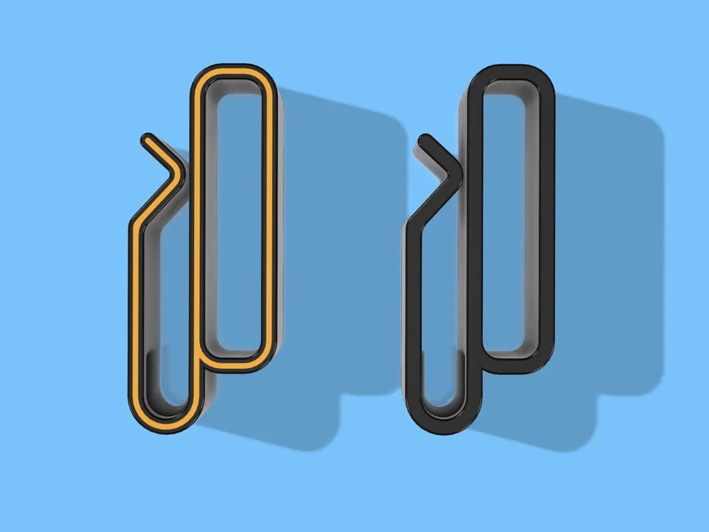SIMPLE HANGER CLIP - Free 3D Print Model - MakerWorld