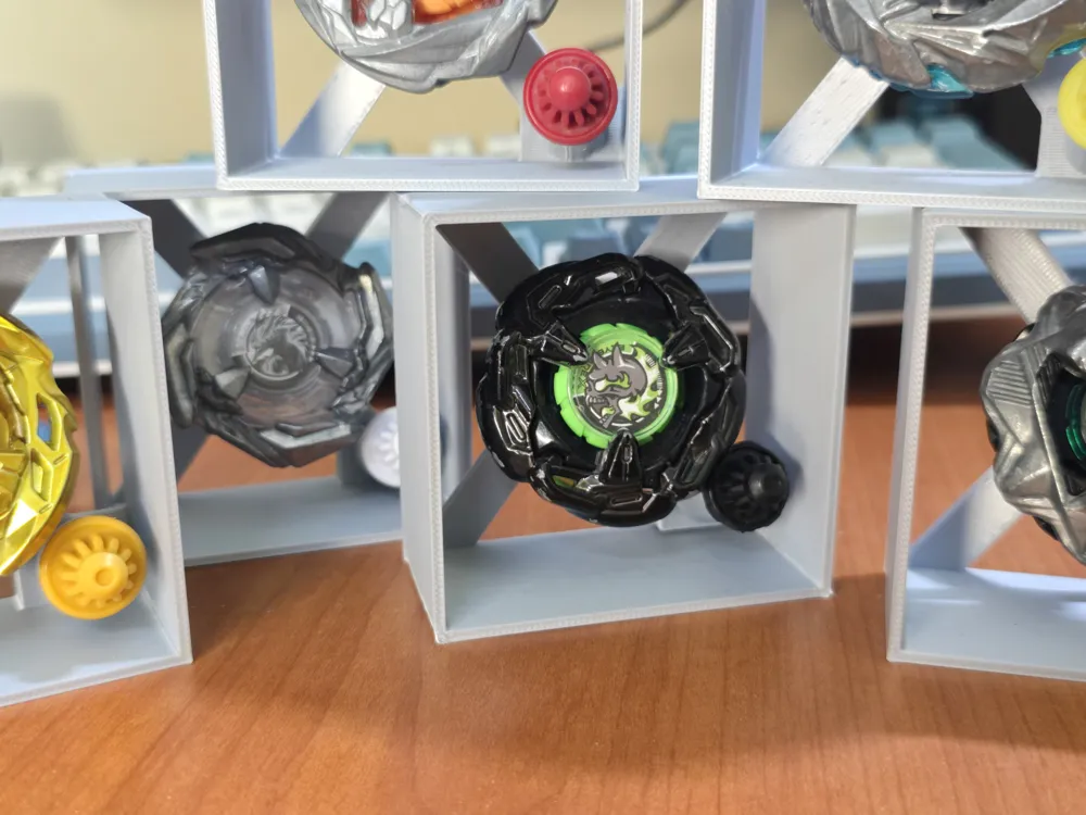 Stackable Beyblade X case V2 by Jyotiraditya Bag - MakerWorld