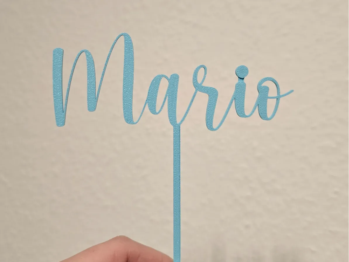 Cake Topper Mario - Free 3D Print Model - MakerWorld