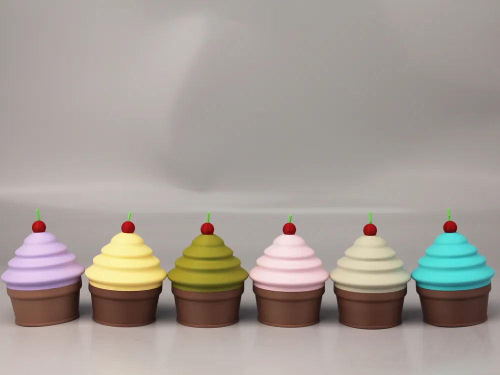 Cupcake Storage Container - Free 3D Print Model - MakerWorld