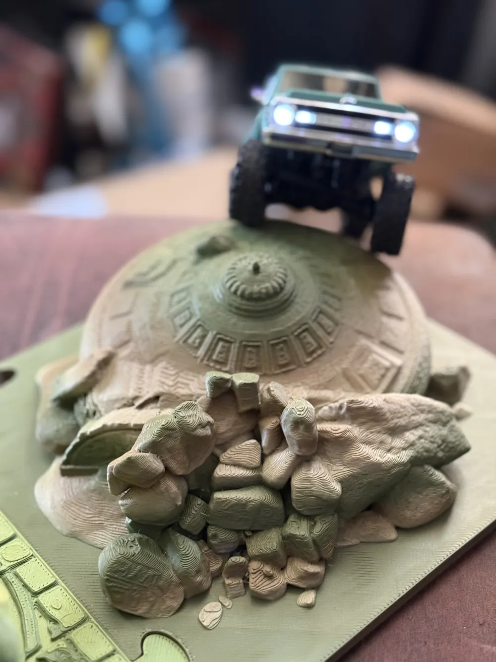 Crawler Tile - Connectable - Mayan UAP Crash - Free 3D Print Model ...