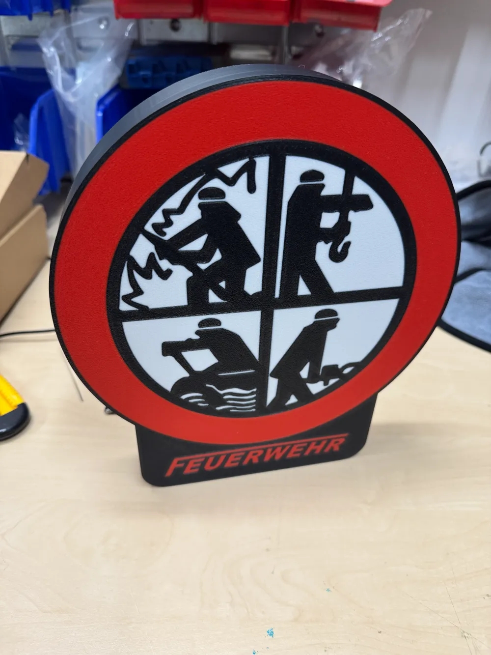 Fire Department Lightbox by SOCKEN - MakerWorld