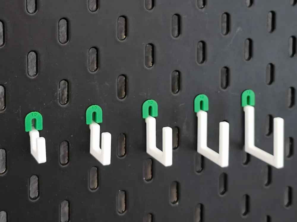 Skadis Minimal Hooks by AU3D MakerWorld: Download Free 3D Models