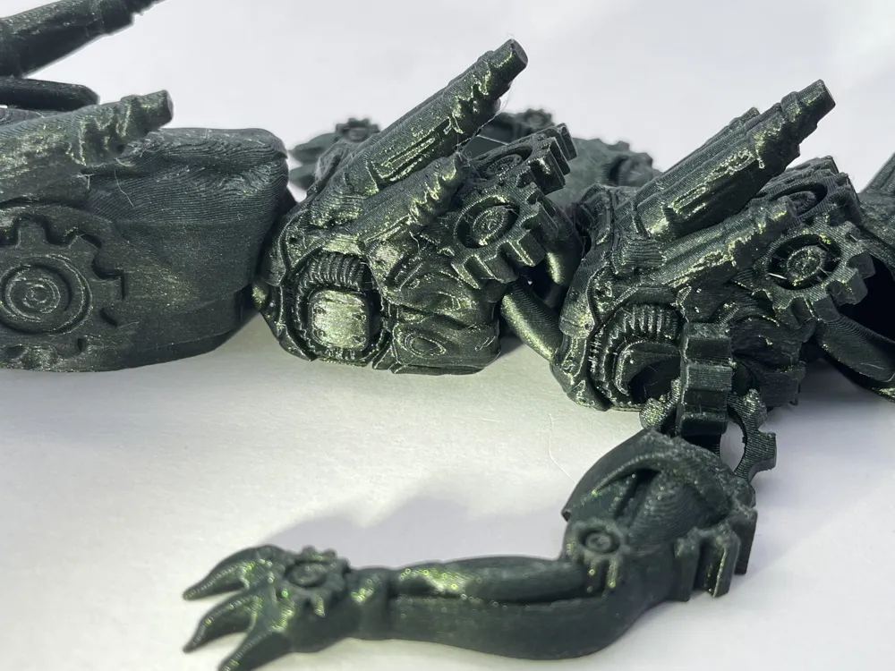 Articulated Cyborg Dragon - Free 3D Print Model - MakerWorld