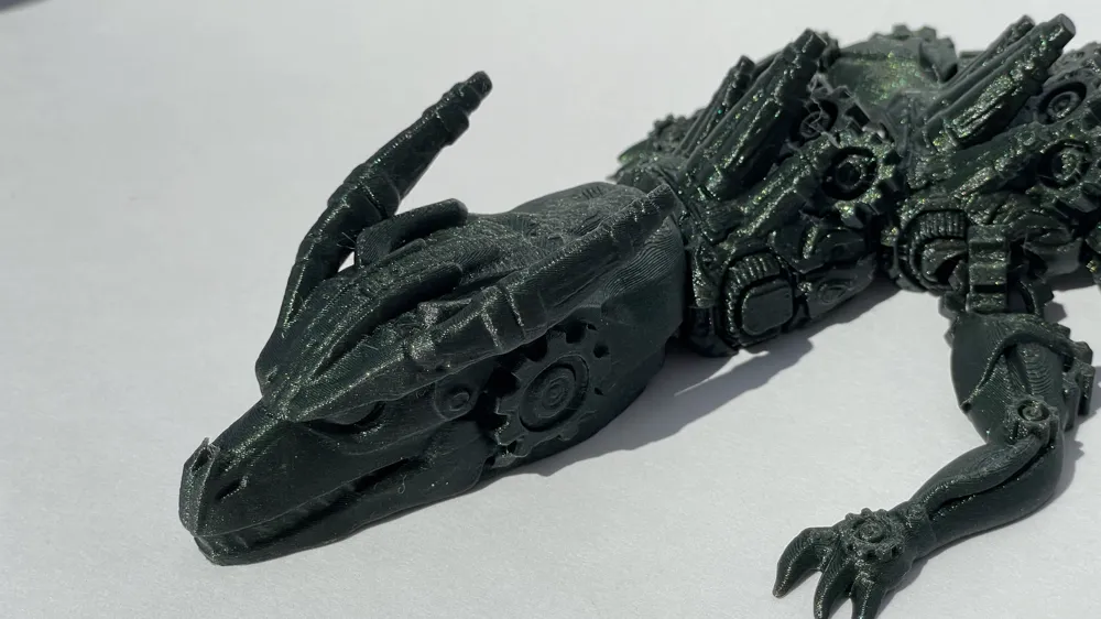 Articulated Cyborg Dragon - Free 3D Print Model - MakerWorld