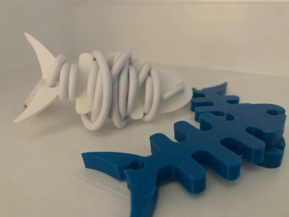 Fishbone cable holder by KnightKrafts - MakerWorld
