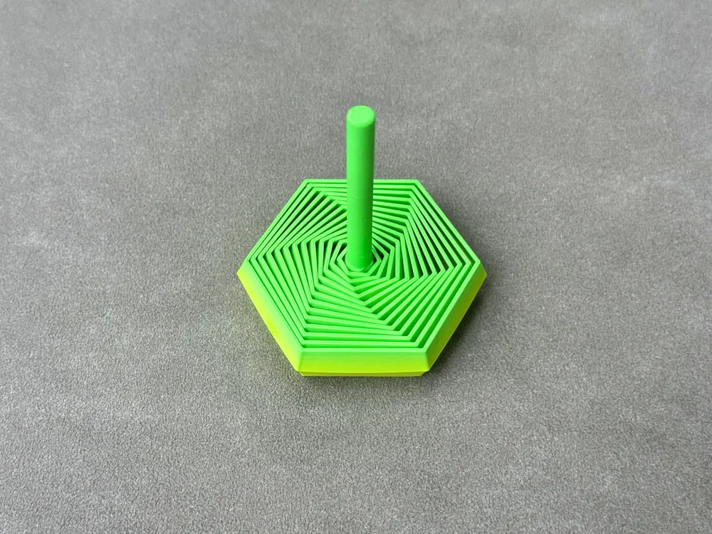 Hexagon Vortex Fidget – With Handle by Helena MakerWorld: Download Free ...