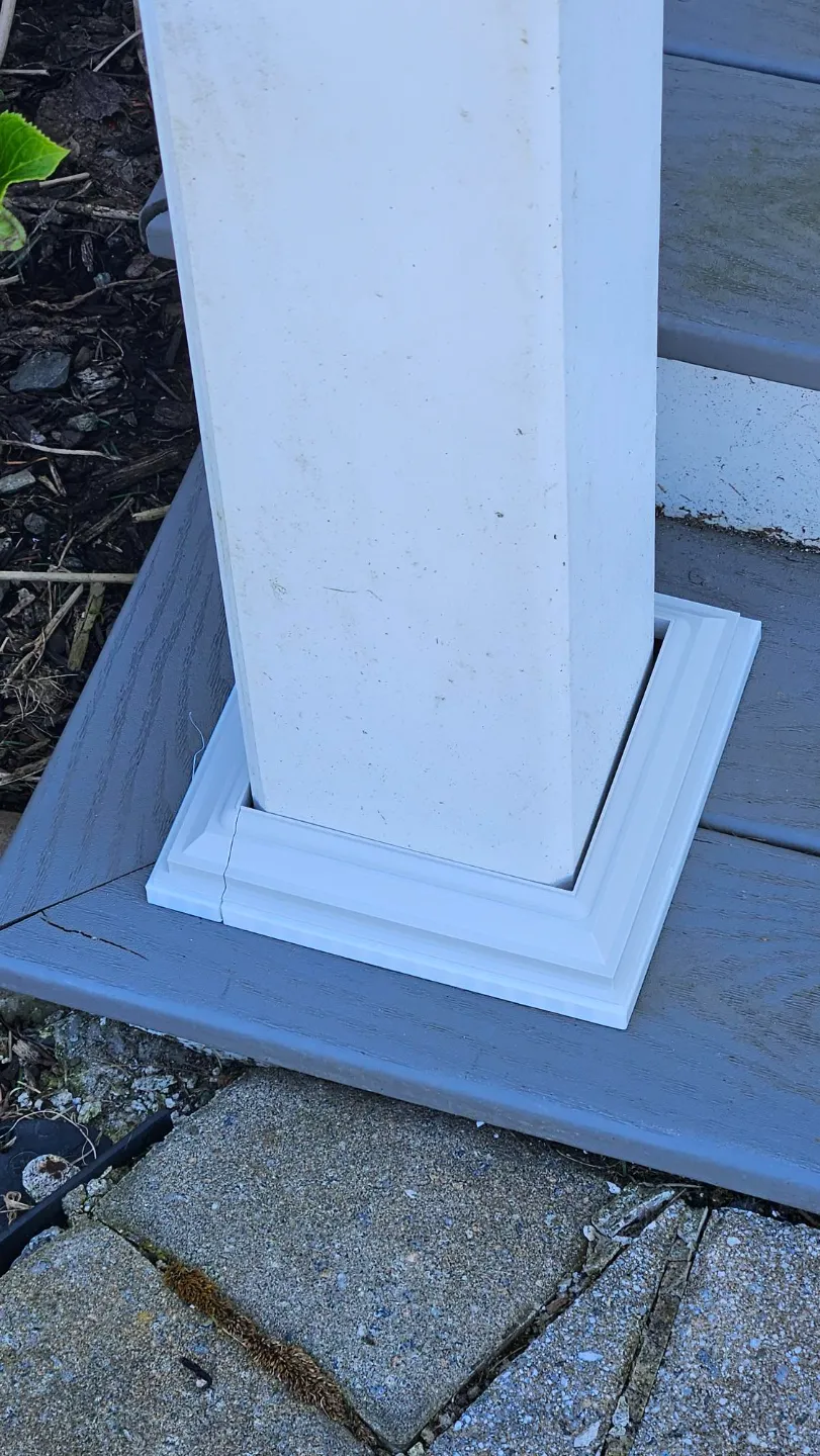 Fence Post Bottom Trim Replacement - Free 3D Print Model - MakerWorld