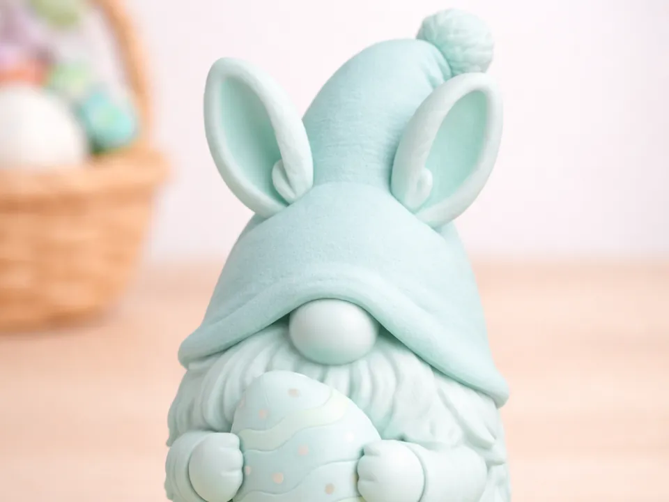 Easter Gnome – Exclusive 3D Printable - Free 3D Print Model - MakerWorld