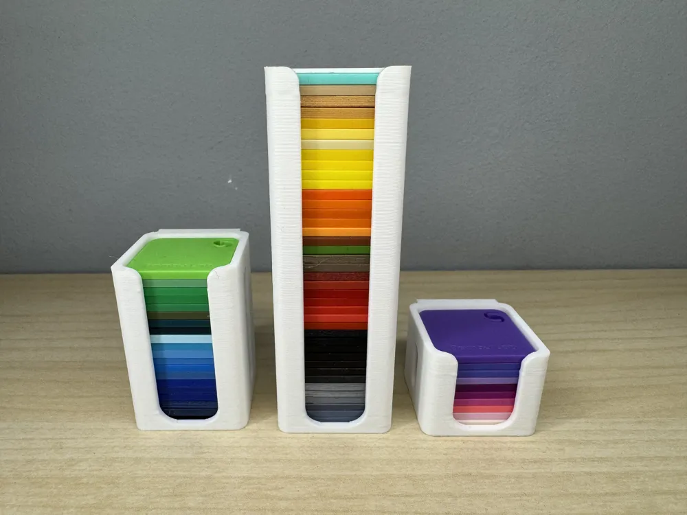 X1C/P1S/P2S - Filament Swatch Side Storage - Free 3D Print Model ...