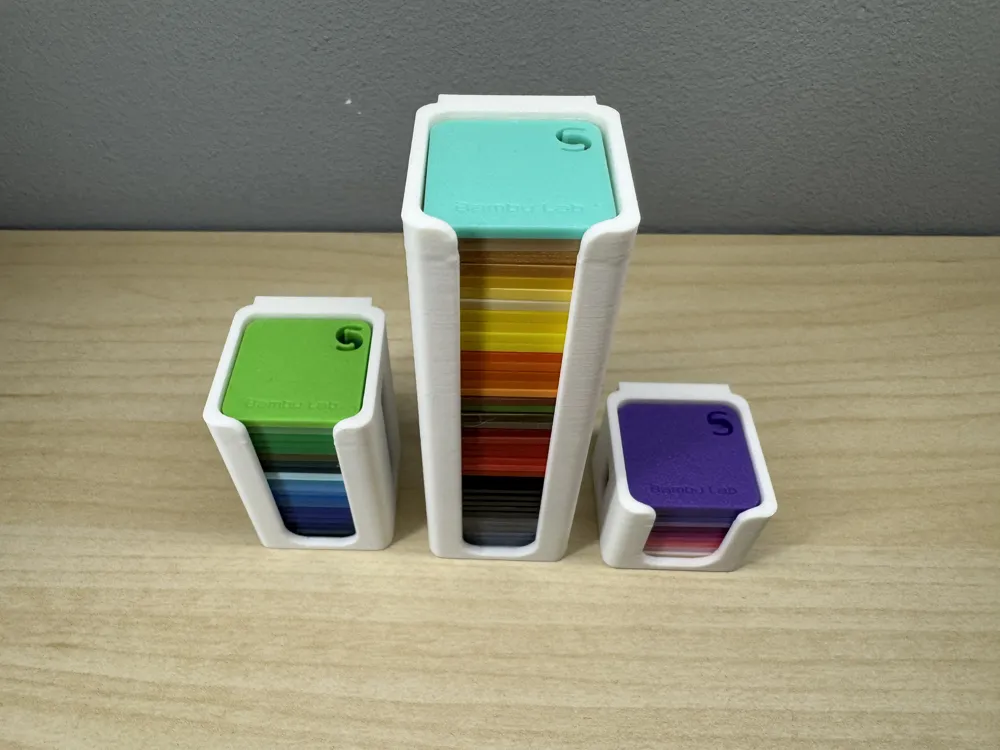 X1C/P1S/P2S - Filament Swatch Side Storage - Free 3D Print Model ...