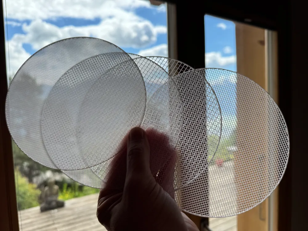 Mesh filters set for dust and insects - 150 mm by John Connor ...