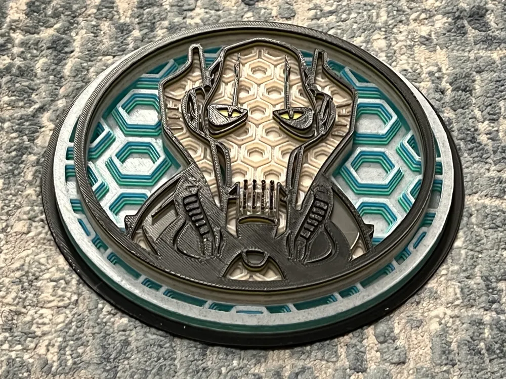 General Grievous - Star Wars - Dimensional Mosaic by Richie Rich Richie ...