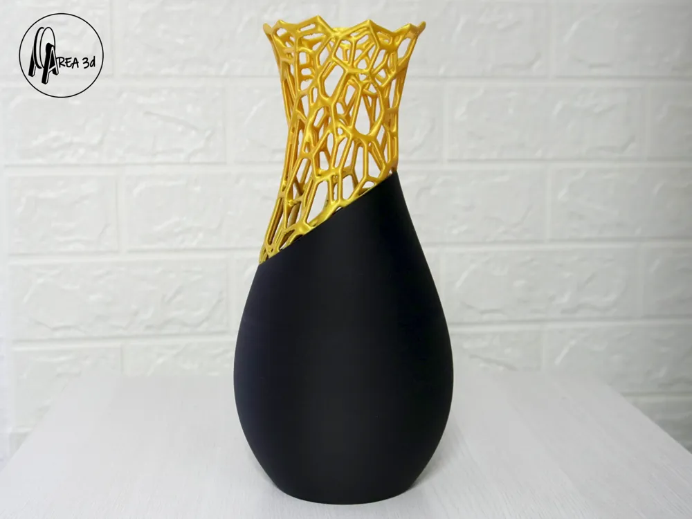 Voronoi Vase by Area 3d Studio MakerWorld: Download Free 3D Models