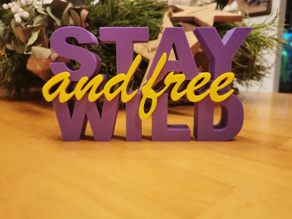 Just Breathe – Two-Part 3D Lettering - Free 3D Print Model - MakerWorld