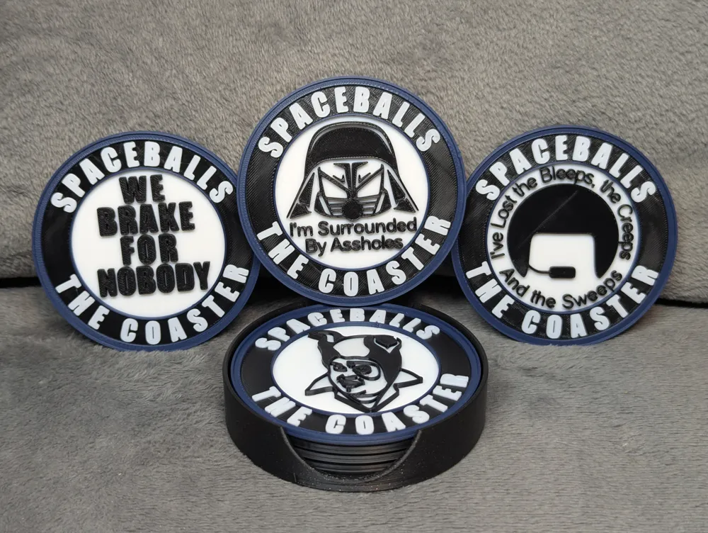 SpaceBalls - The Coaster set! - Set A by DelPrints MakerWorld: Download ...