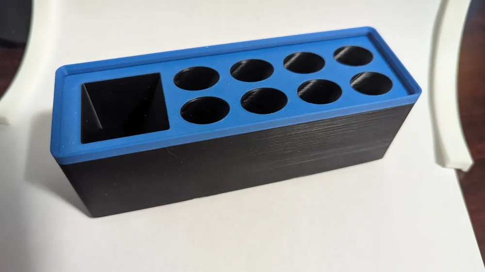 Gridfinity Angled Sharpie Holder 8 slots by SirEgole - MakerWorld