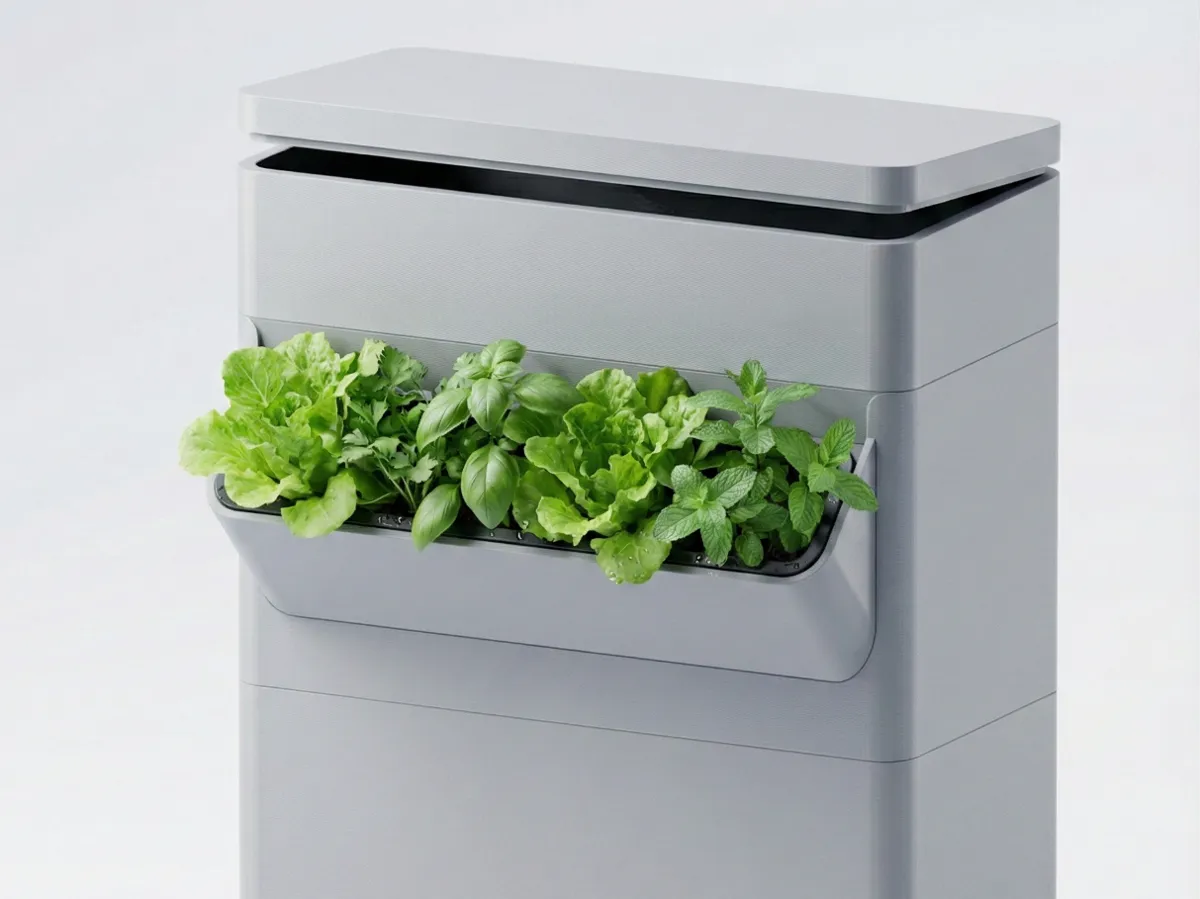 Modular Hydroponic Tower (Wall-Facing) - Free 3D Print Model - MakerWorld
