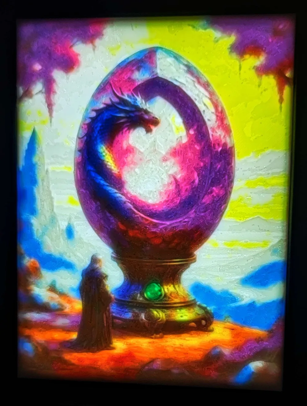 Lithophane Art : "Watcher" For BL Lithophane Frame by StatusD112 ...