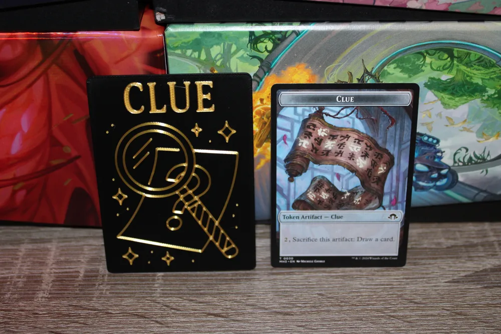 MAGIC MTG EDH COMMANDER TOKEN: CLUE - Free 3D Print Model - MakerWorld