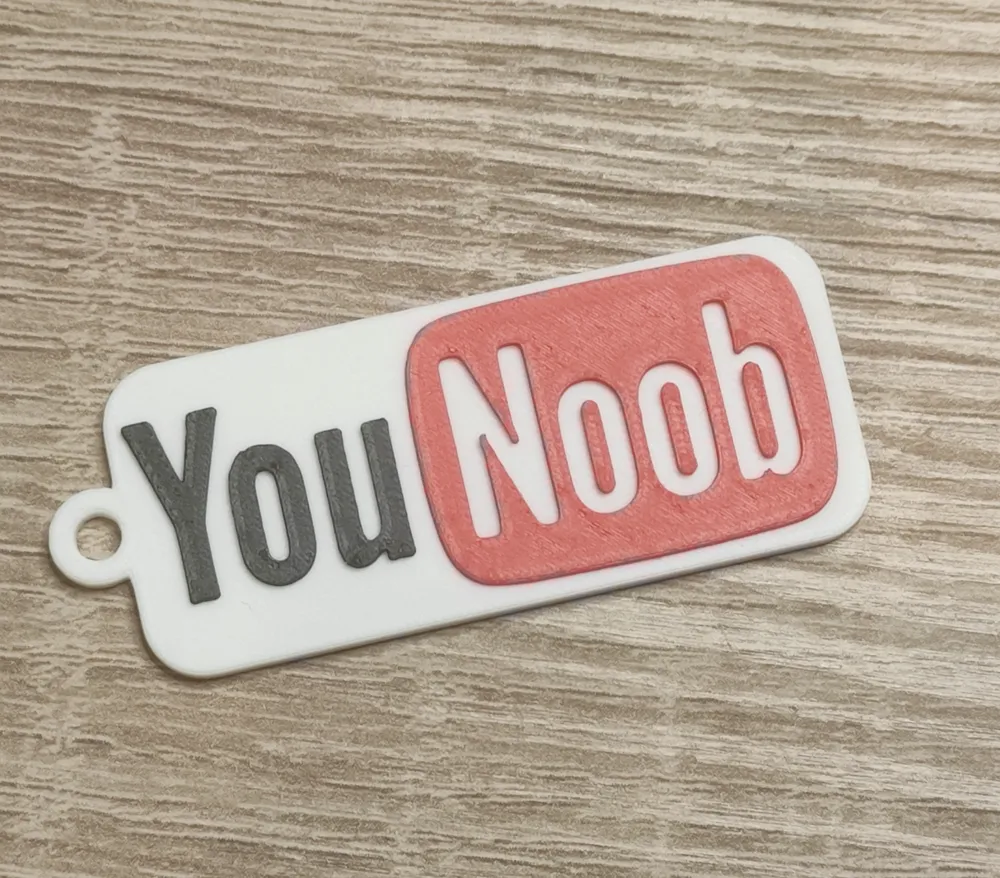 YouNoob (Youtube) Keychain by Carlson - MakerWorld