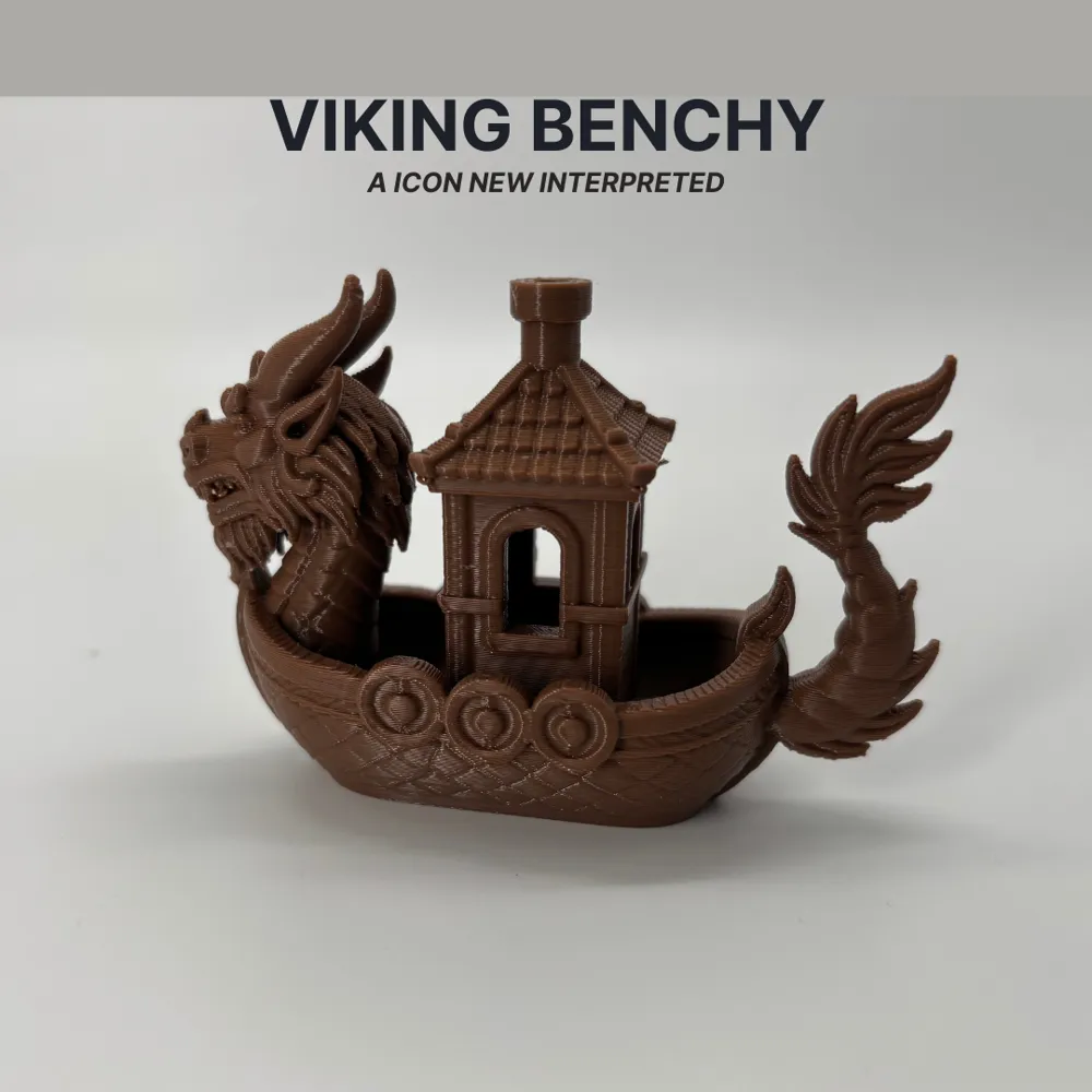 Viking Dragon Benchy by MR_K MakerWorld: Download Free 3D Models