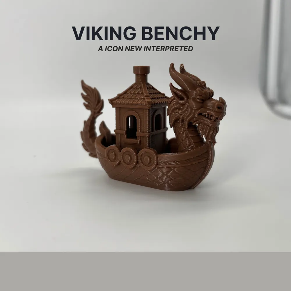 Viking Dragon Benchy by MR_K MakerWorld: Download Free 3D Models