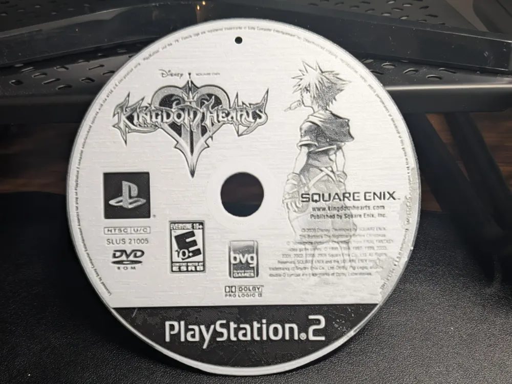 PS2 Kingdom Hearts 2 Disc - Free 3D Print Model - MakerWorld