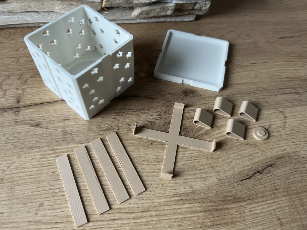 Luminous Gift Box - Modular Design -No AMS - Free 3D Print Model ...