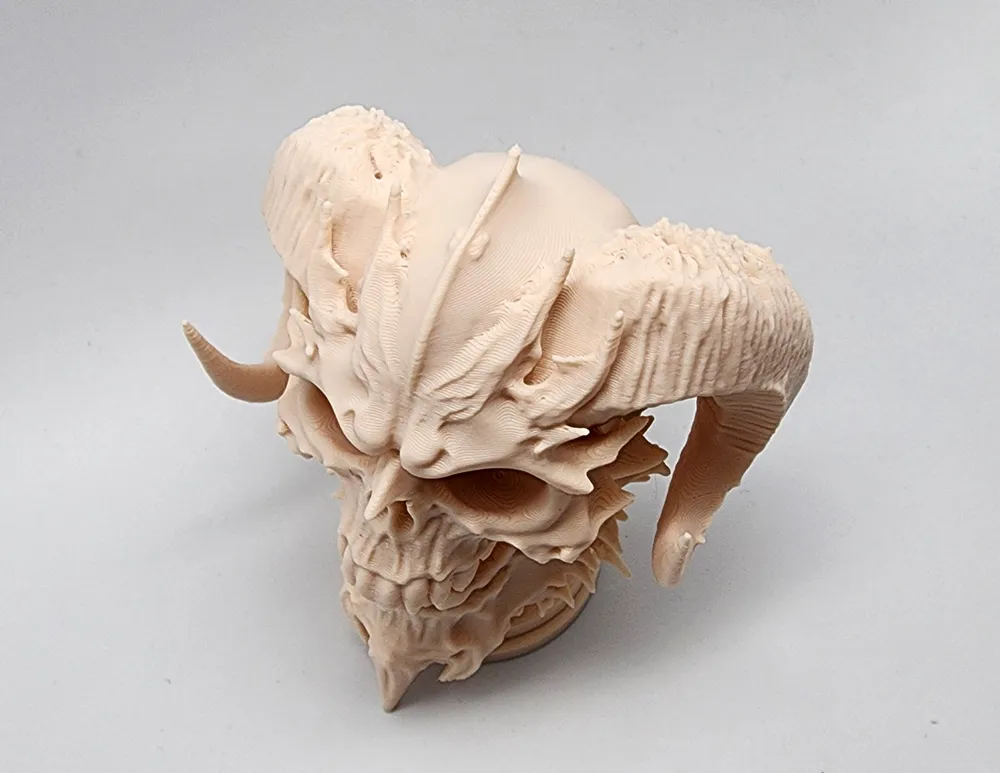Demon Skull Bust by Triple G Workshop MakerWorld: Download Free 3D Models