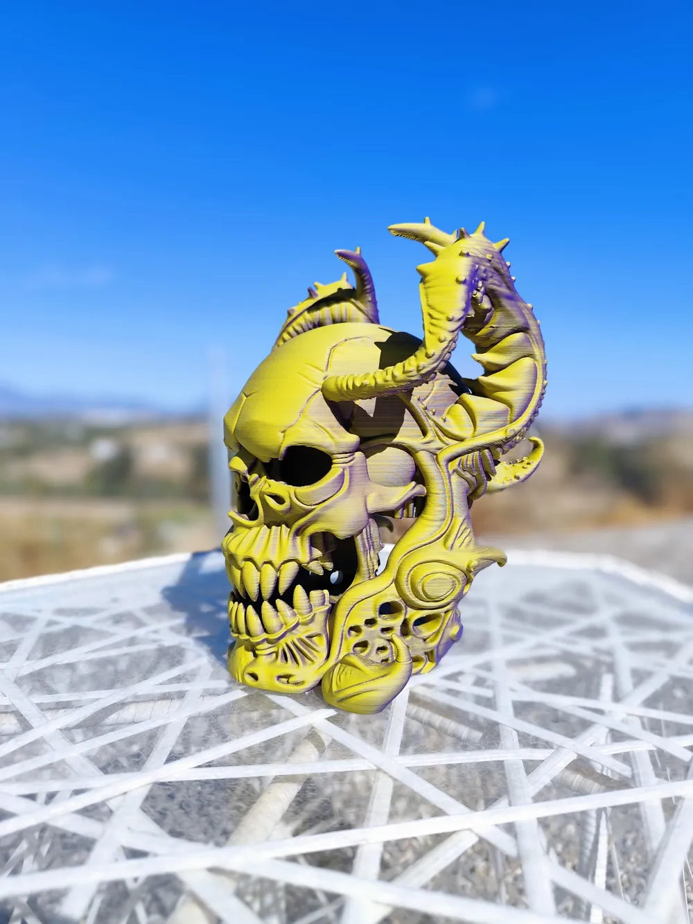 Mutation Skull – Lamp & Statue (3 Versions) - Free 3D Print Model ...